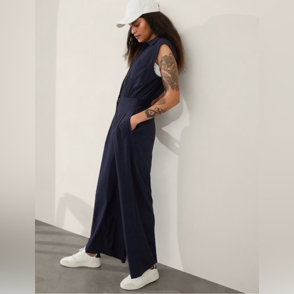 Athleta | Pants & Jumpsuits | Nwt Athleta Brooklyn Heights Wide Leg ...